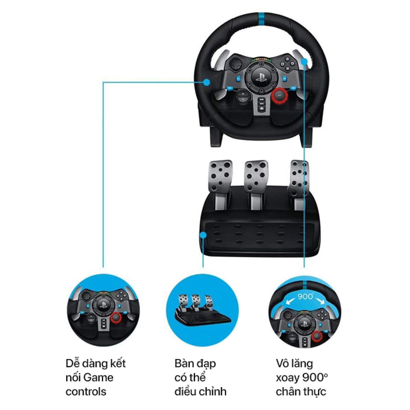 Logitech G29 Driving Force Tặng Cần Số Force Shifter | Phụ Kiện Chơi ...
